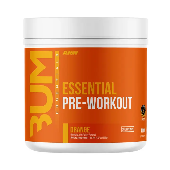 RAW BUM ESSENTIAL PRE - ORANGE - thefoundrylancaster.com