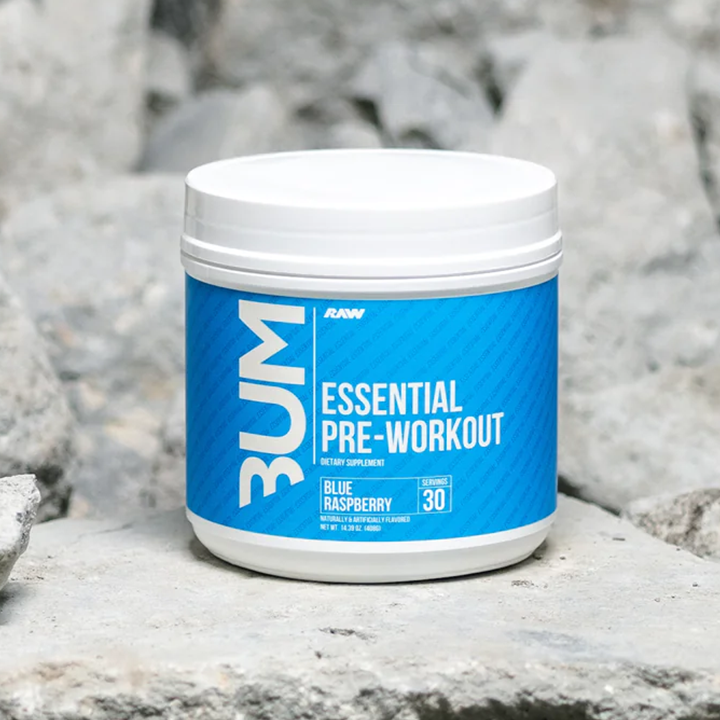 RAW BUM ESSENTIAL PRE - BLUE RASPBERRY - thefoundrylancaster.com