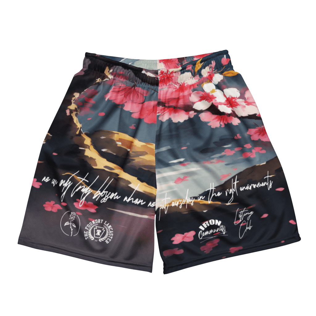 Truly Blossom Mesh Shorts (Pre-order) - thefoundrylancaster.com