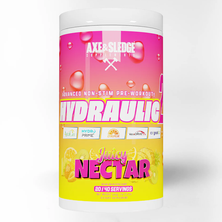 HYDRAULIC V2 // NON-STIM PRE-WORKOUT JUICY NECTAR - thefoundrylancaster.com