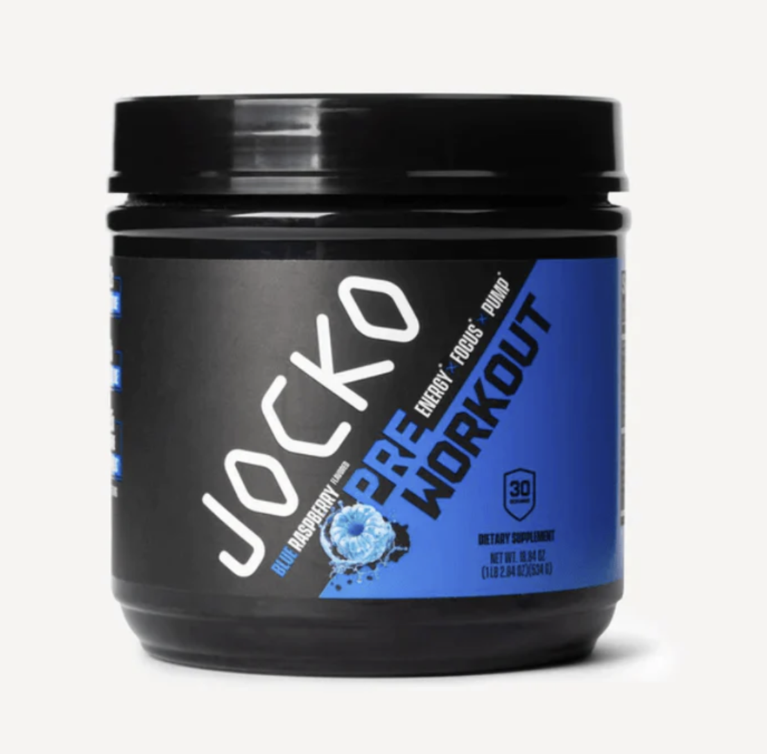 JOCKO PRE WORKOUT- BLUE RASPBERRY - thefoundrylancaster.com